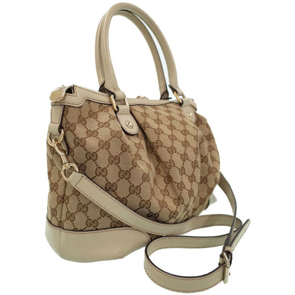 Gucci | Bags | Gucci Tan 2way Bag Sukey | Poshmark